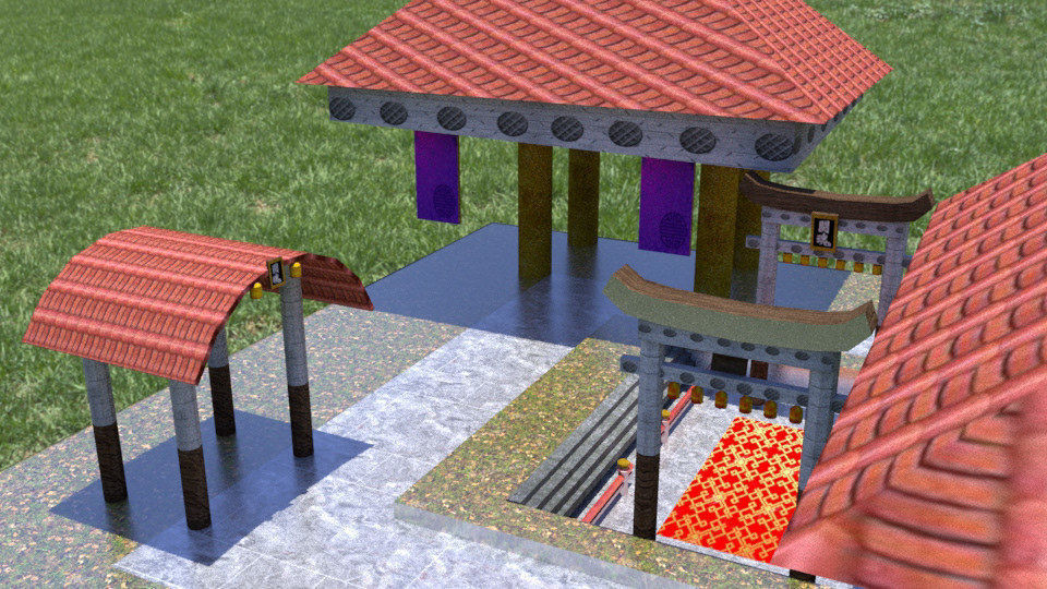 3D model Chinese Fighting Arena VR / AR / low-poly | CGTrader