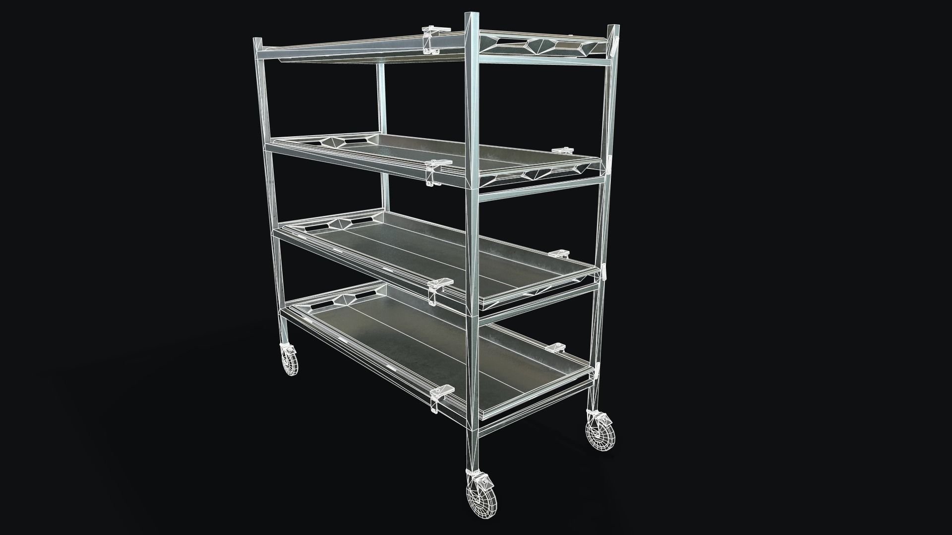 Mortuary Racks 3D model | CGTrader