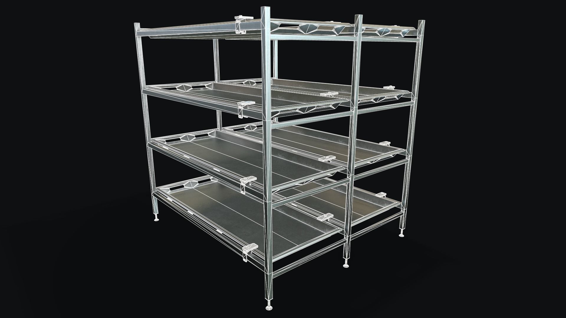 Mortuary Racks 3D model | CGTrader