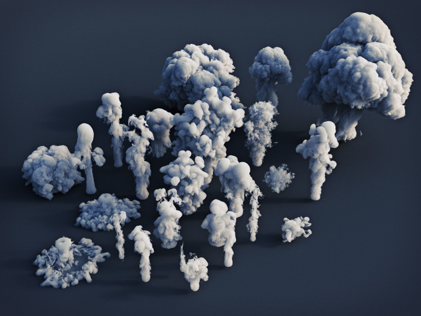 Smoke Pack 25 Models 3D Model Collection | CGTrader