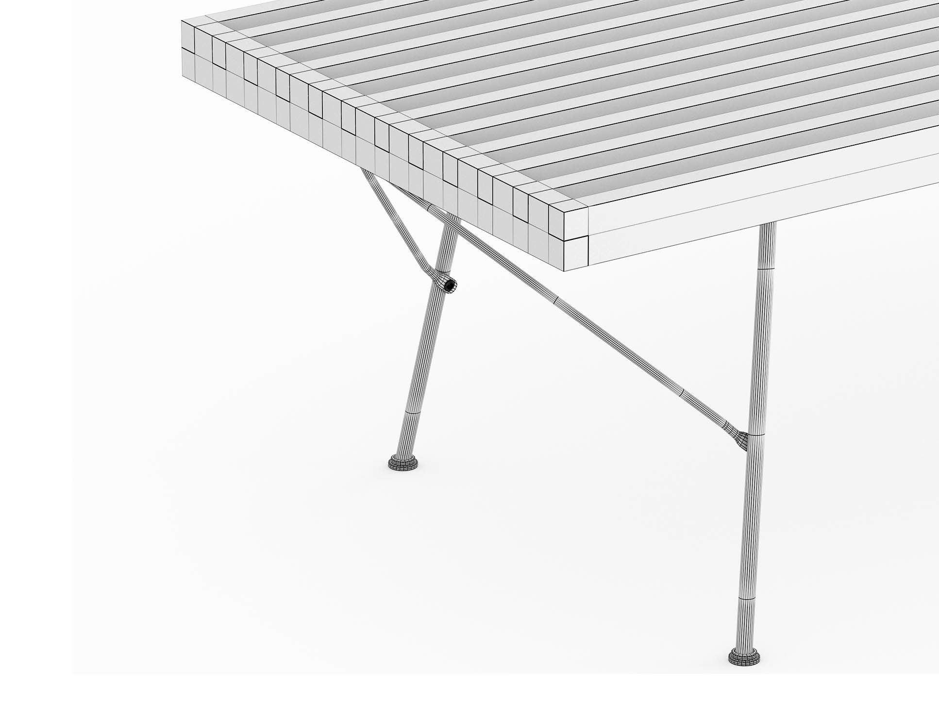 Nelson Platform Bench 3D model | CGTrader