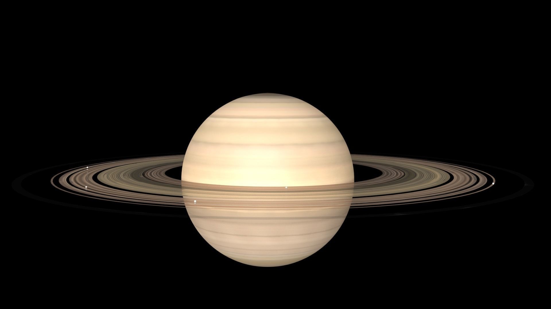 SATURN 3D model animated | CGTrader