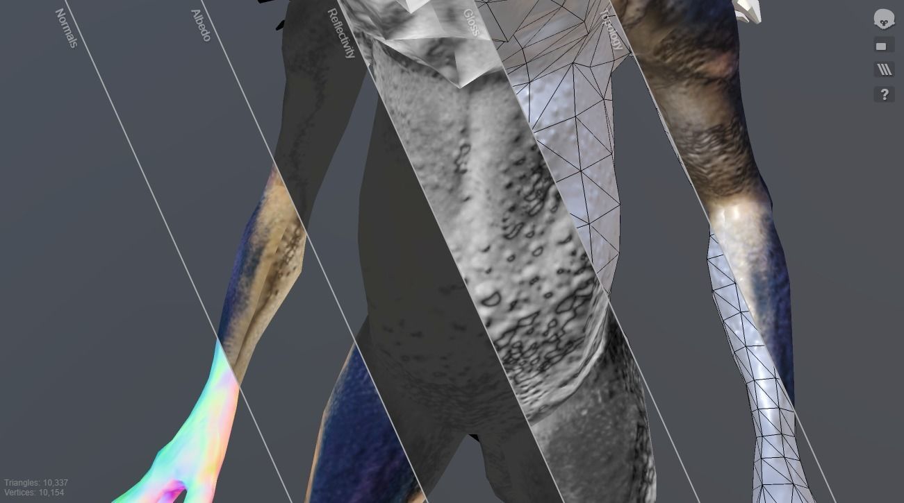 3D model Mirken creature VR / AR / low-poly | CGTrader