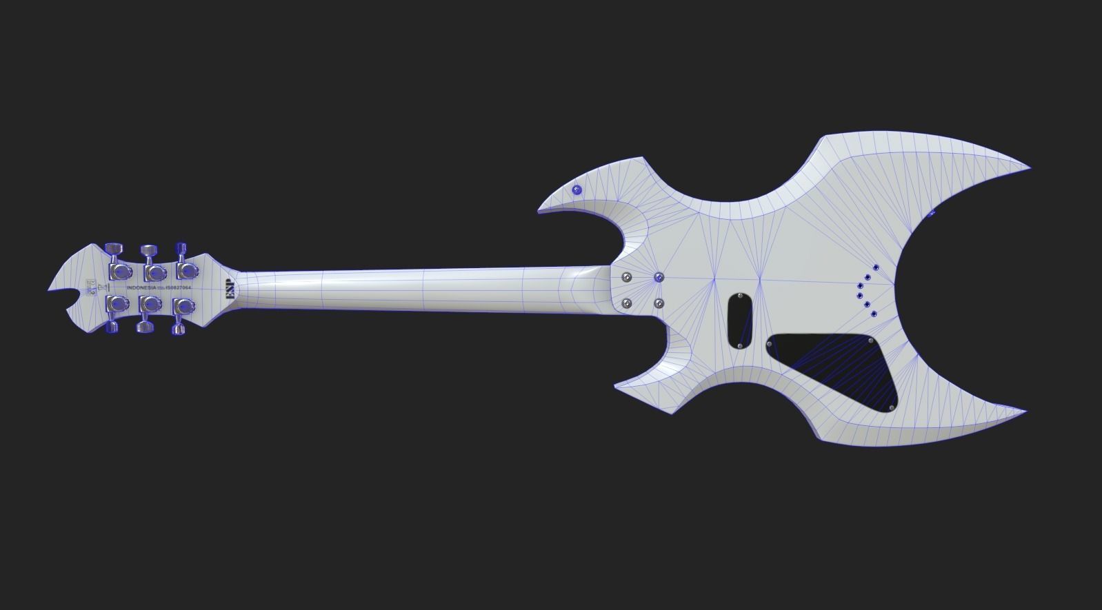 3D model Guitar Esp LTD Ax 400 50 VR / AR / low-poly | CGTrader