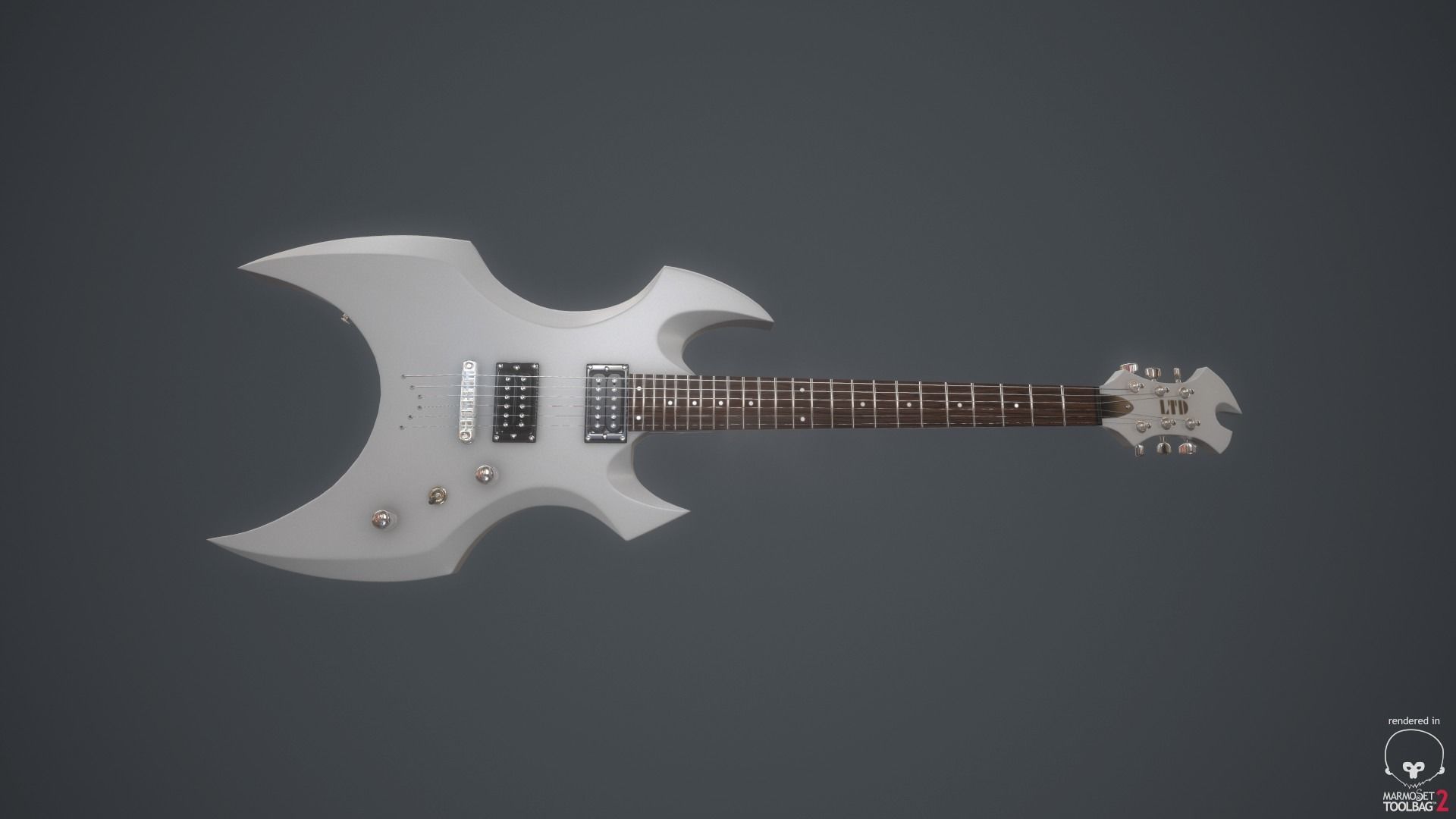 3D model Guitar Esp LTD Ax 400 50 VR / AR / low-poly | CGTrader