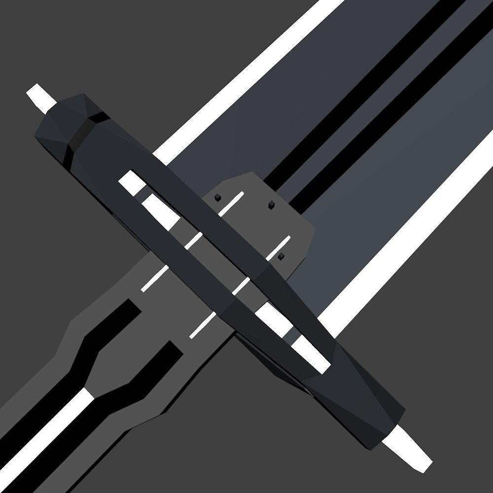 neon sword white free VR / AR / low-poly 3D model | CGTrader