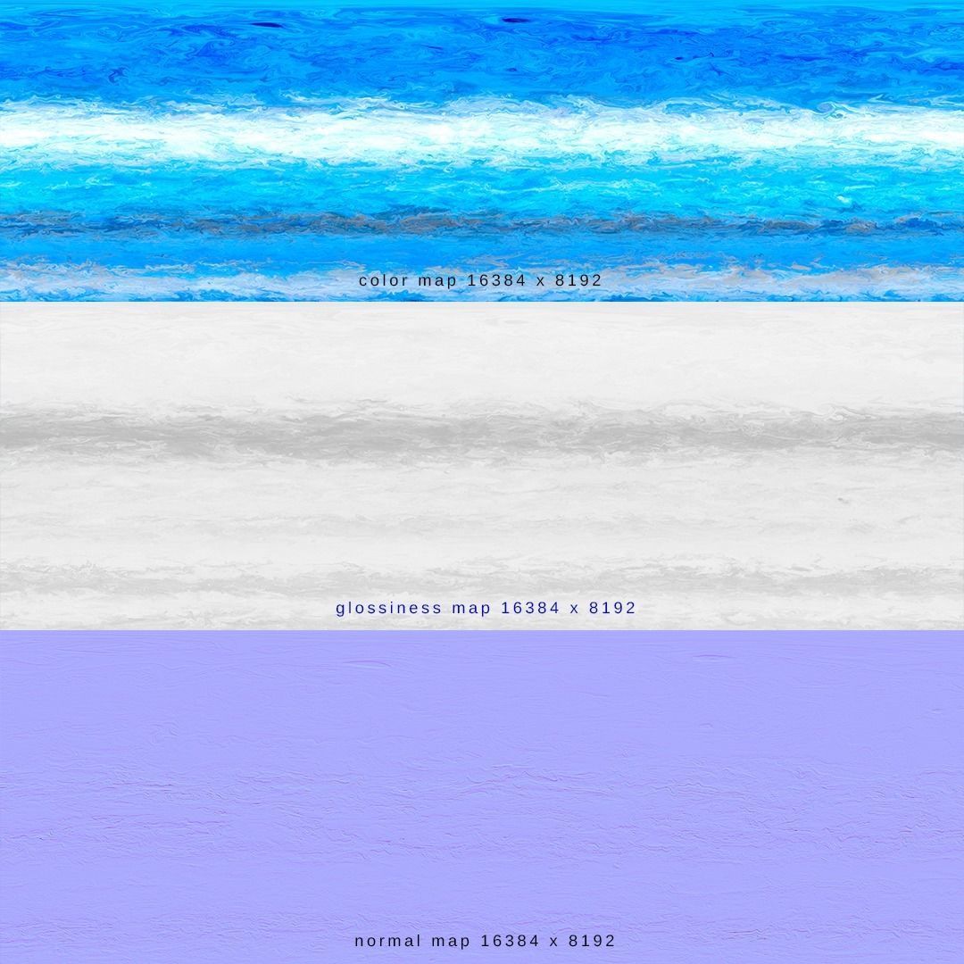 3D model Alien planet model 5 - 16k photorealistic - cold gas giant VR ...