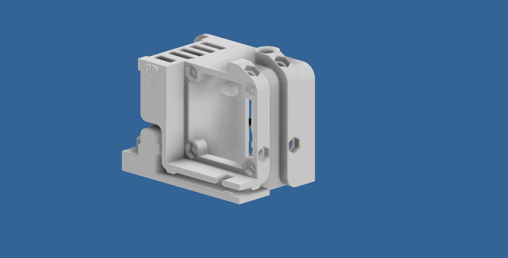 ENDER 3 EXTRUDER COVER WITH COOLING AND MOUNT FOR BL TOUCH free 3D ...