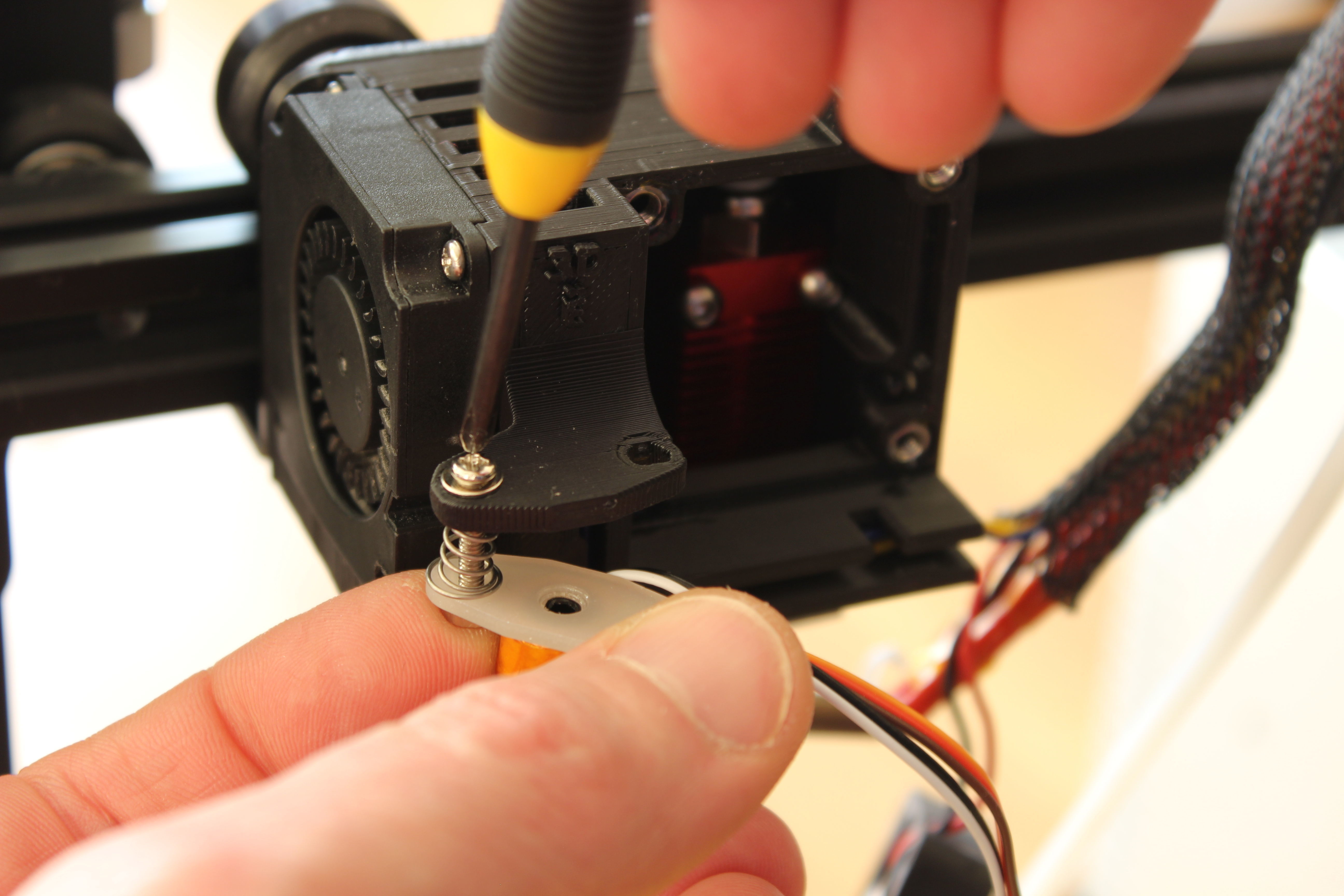 ENDER 3 EXTRUDER COVER WITH COOLING AND MOUNT FOR BL TOUCH free 3D ...