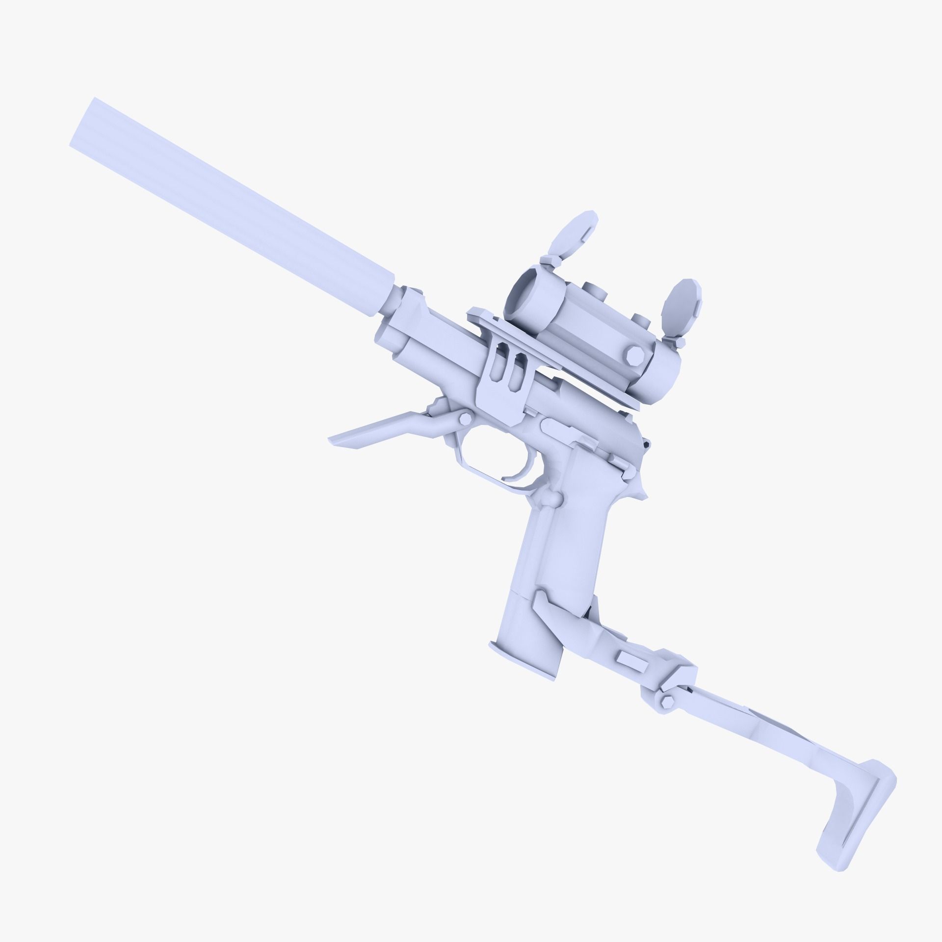 3D model M93 Raffica modded VR / AR / low-poly | CGTrader