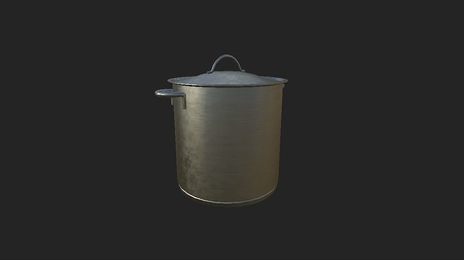 3D model Modern Kitchen Pot VR / AR / low-poly | CGTrader