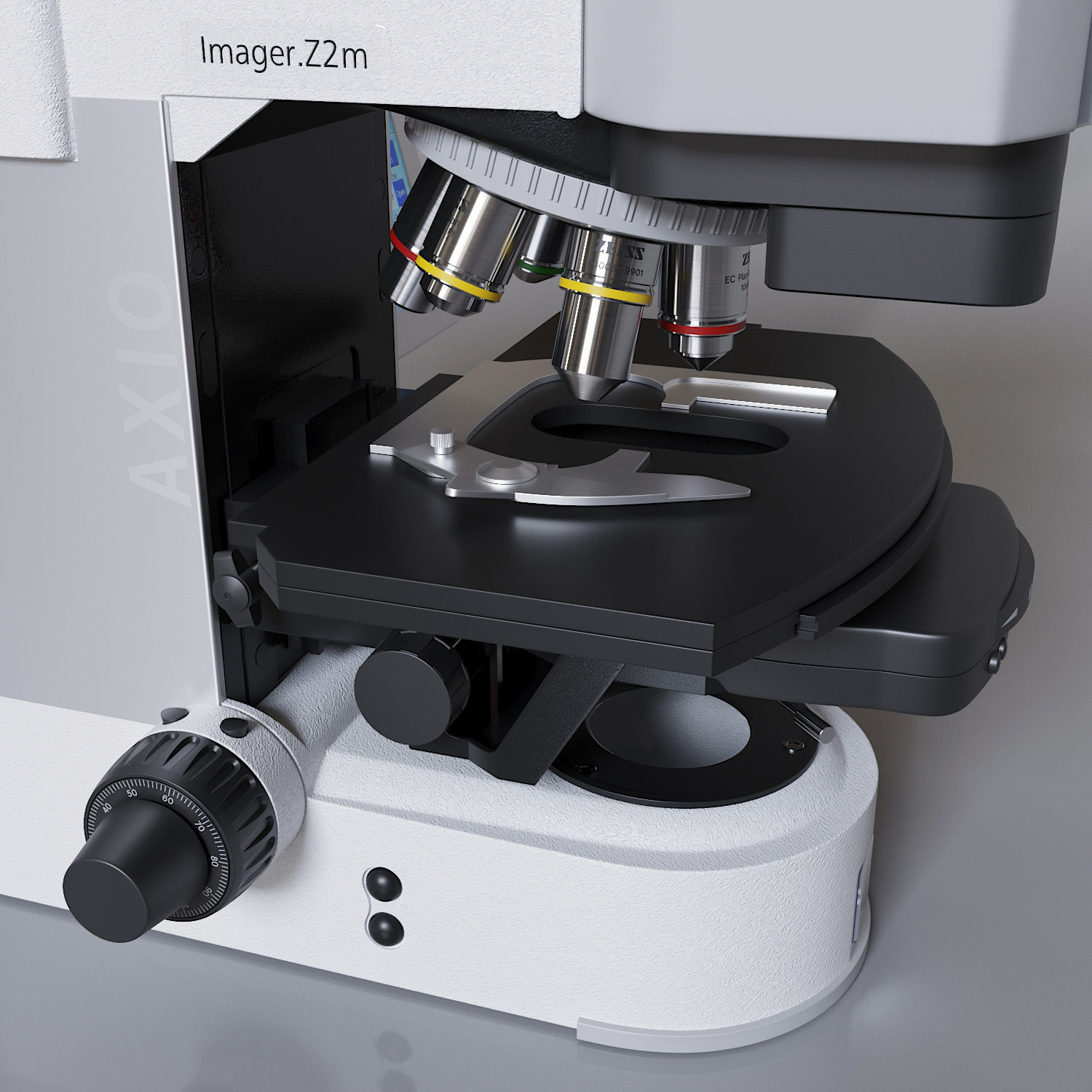 Microscope ZEISS Axio Imager 2 3D model | CGTrader