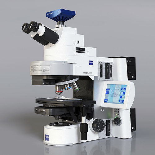 Microscope ZEISS Axio Imager 2 3D model | CGTrader