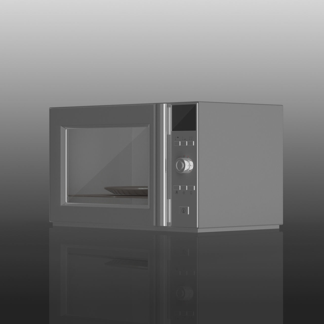 Microwave oven free 3D model | CGTrader