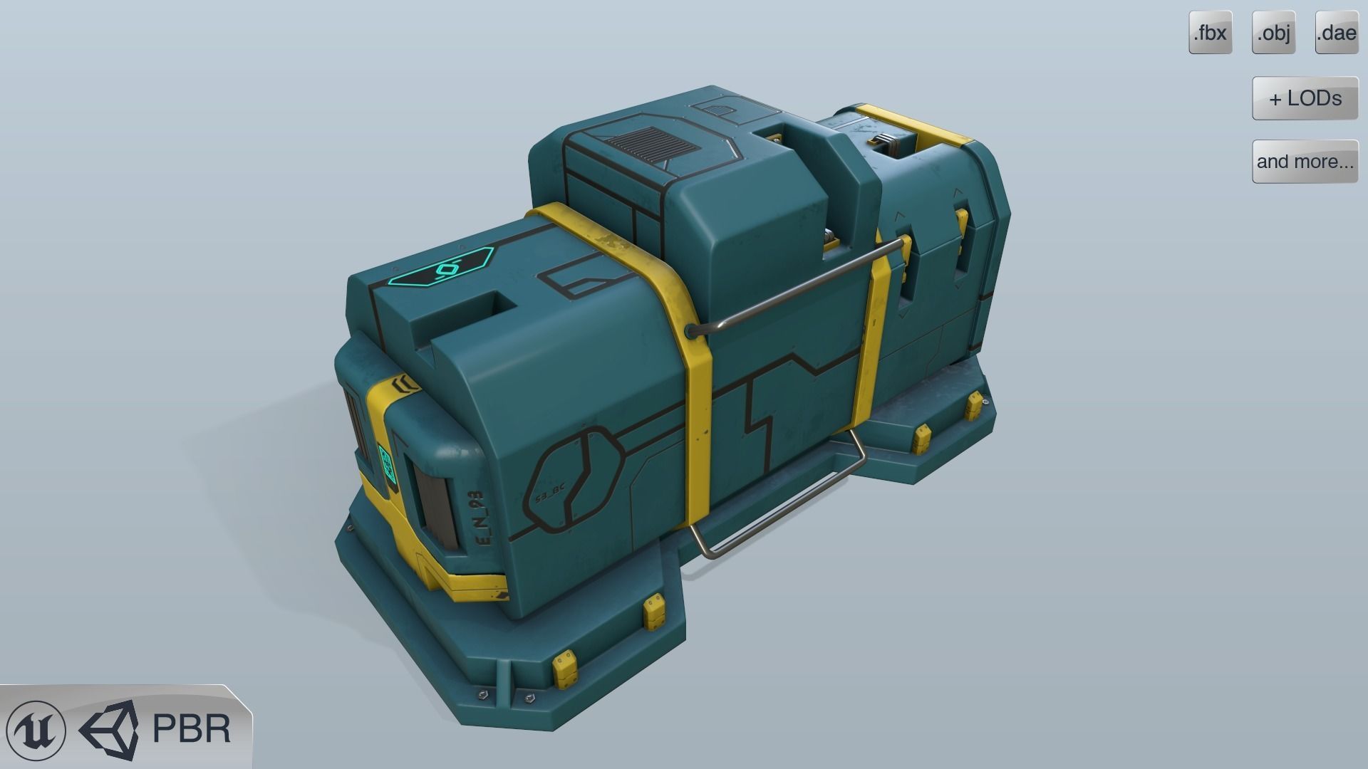3D model Sci-fi energy nodes VR / AR / low-poly | CGTrader