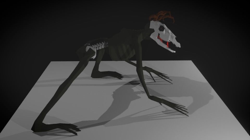 3D model Wendigo VR / AR / low-poly | CGTrader