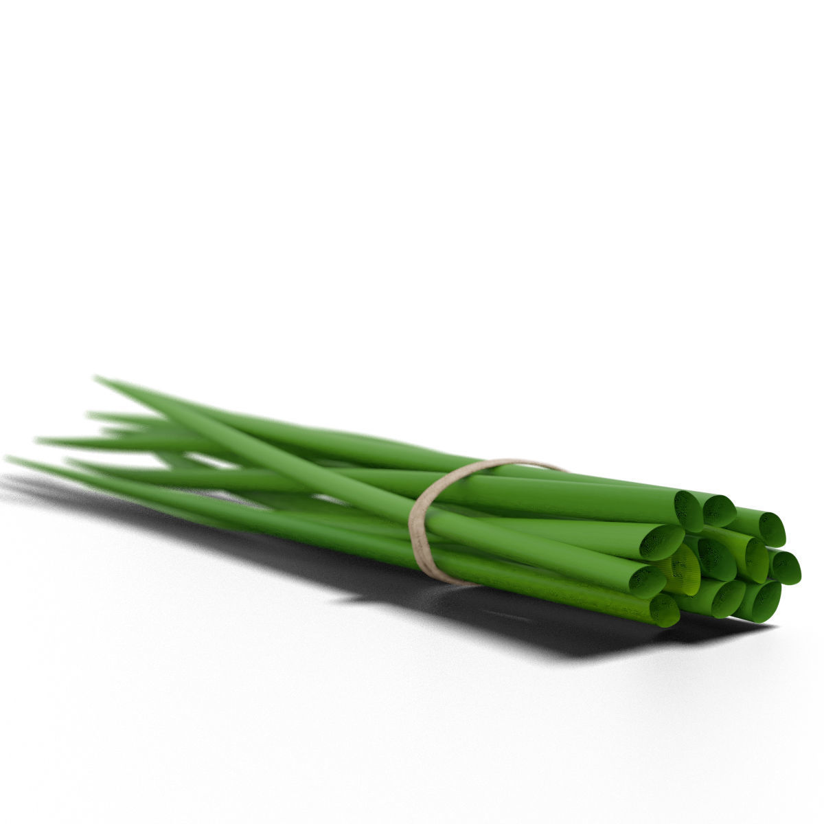 3D model Green Onion Low Poly photorealistic scene VR / AR / low-poly ...