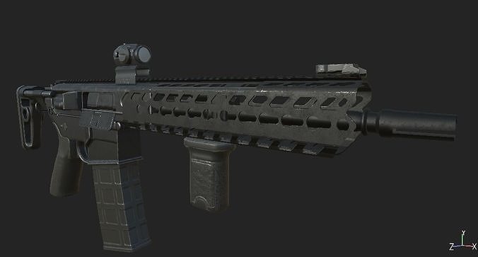 3D model SIG MCX Carbine VR / AR / low-poly | CGTrader