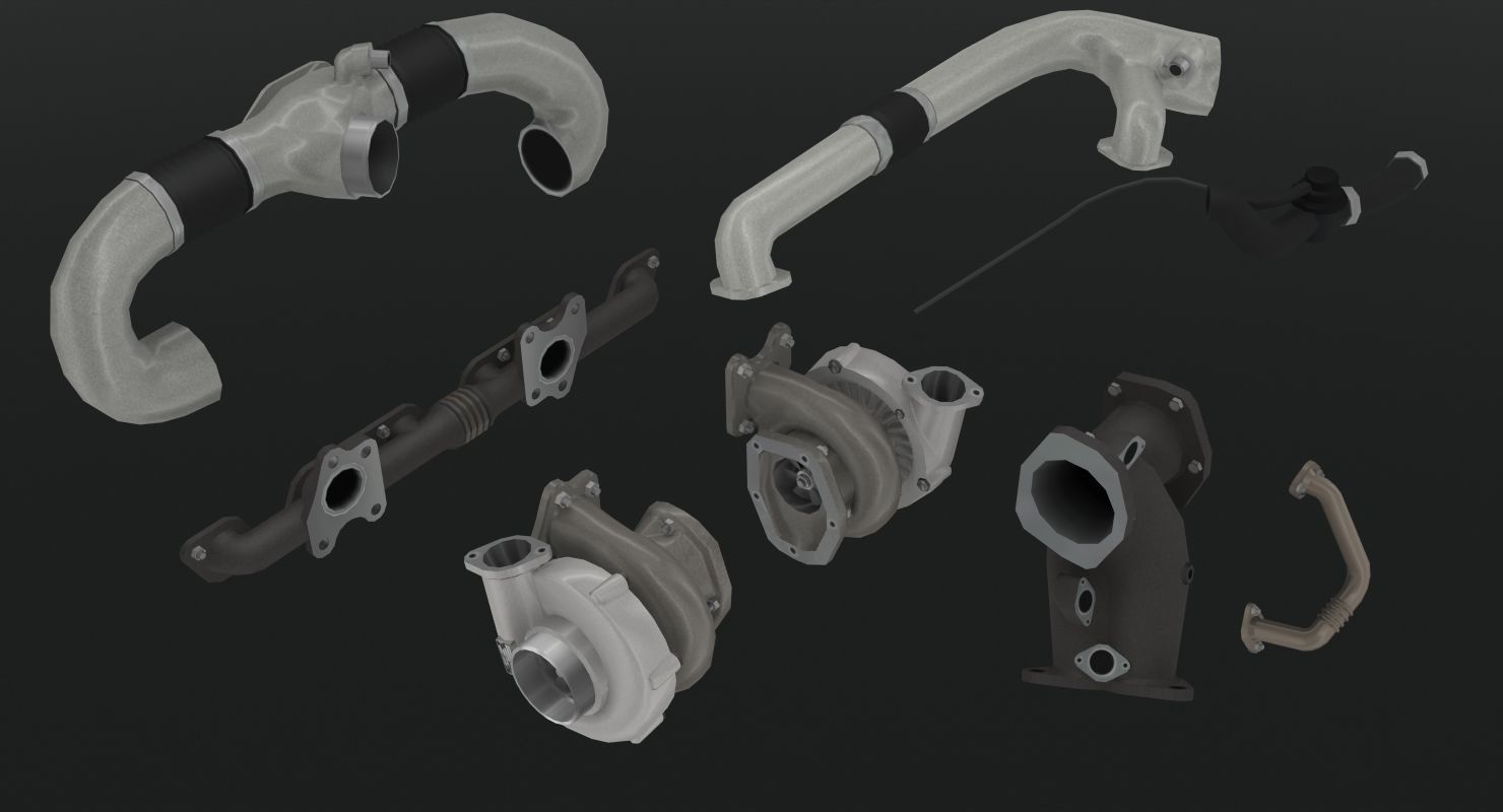 3D model Toyota 2JZ GTE VVTi engine VR / AR / low-poly | CGTrader