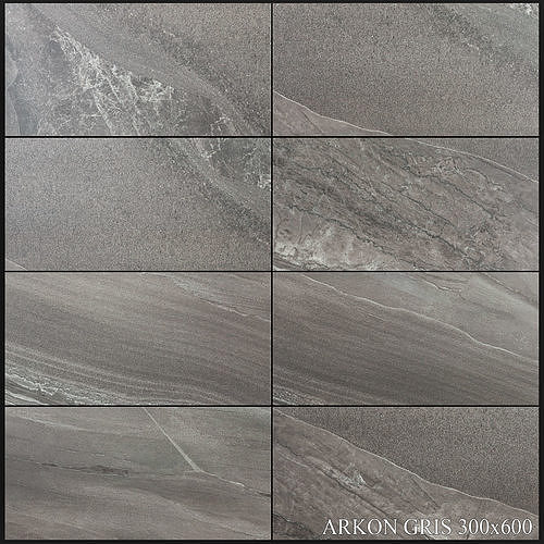 Azuliber Arkon Gris 300x600 3D model | CGTrader
