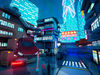 Neon City VR and Mobile 3D model | CGTrader