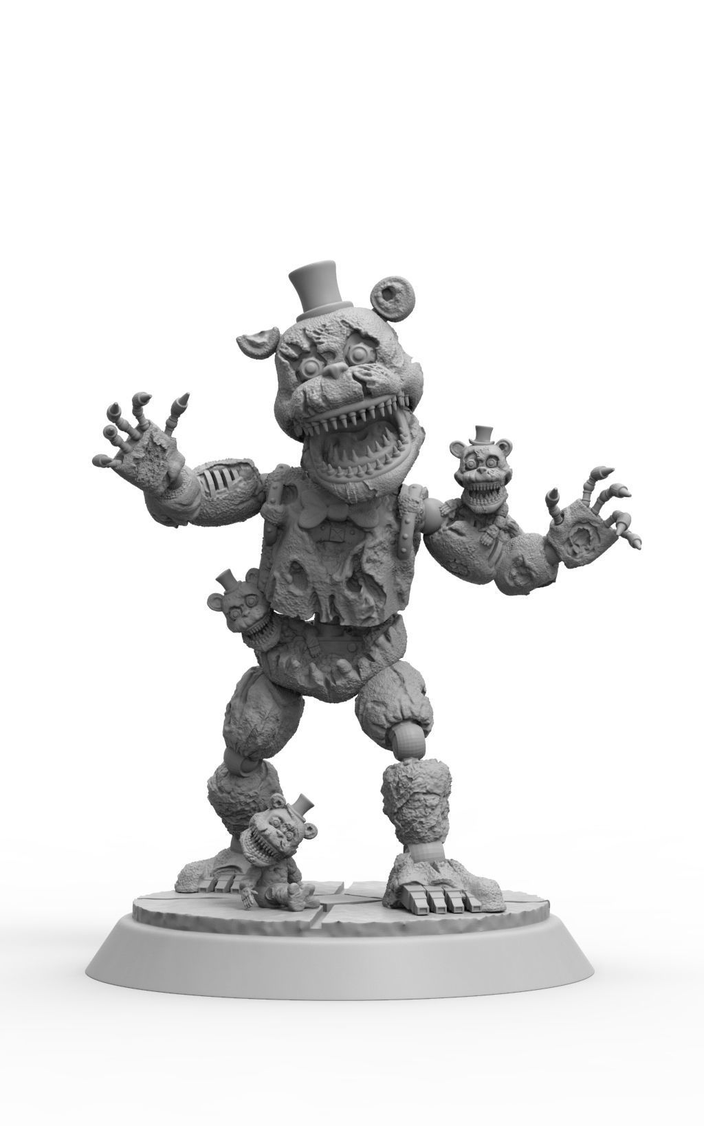 Nightmare Freddy 3D model for printing 3D model 3D printable | CGTrader