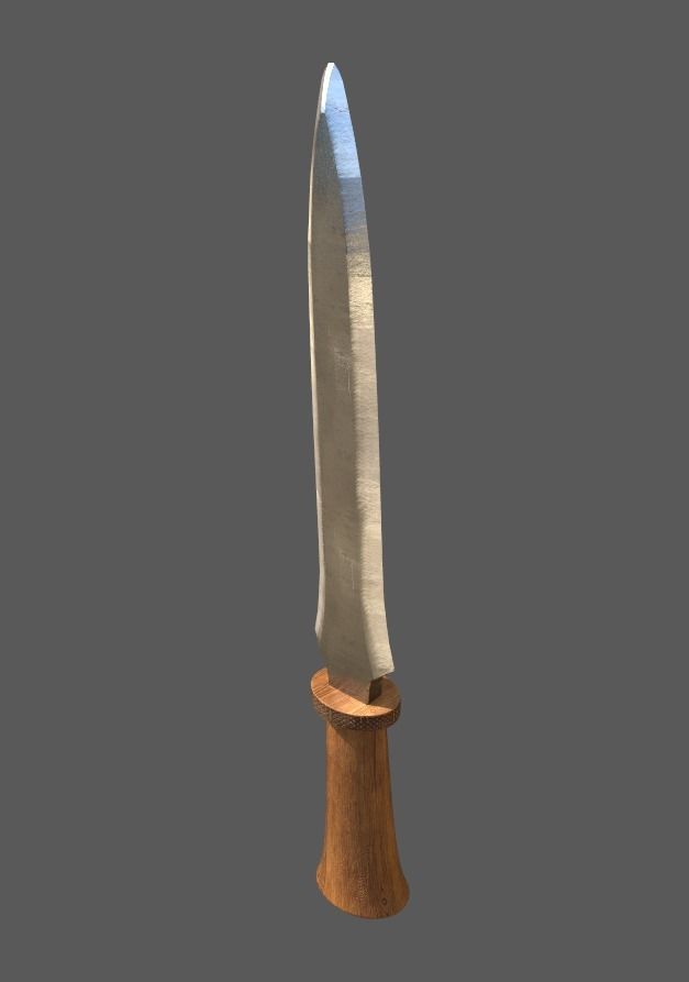 3D model Medieval one-handed dagger VR / AR / low-poly | CGTrader