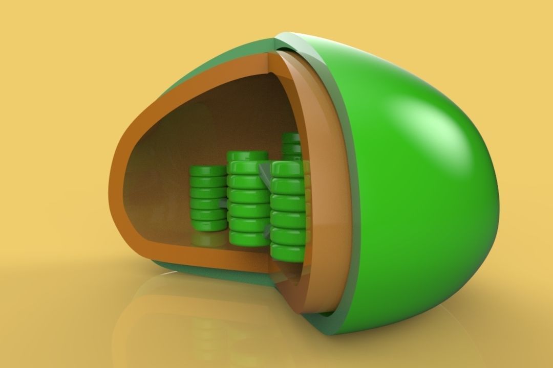 Chloroplast cell with parts 3D model | CGTrader