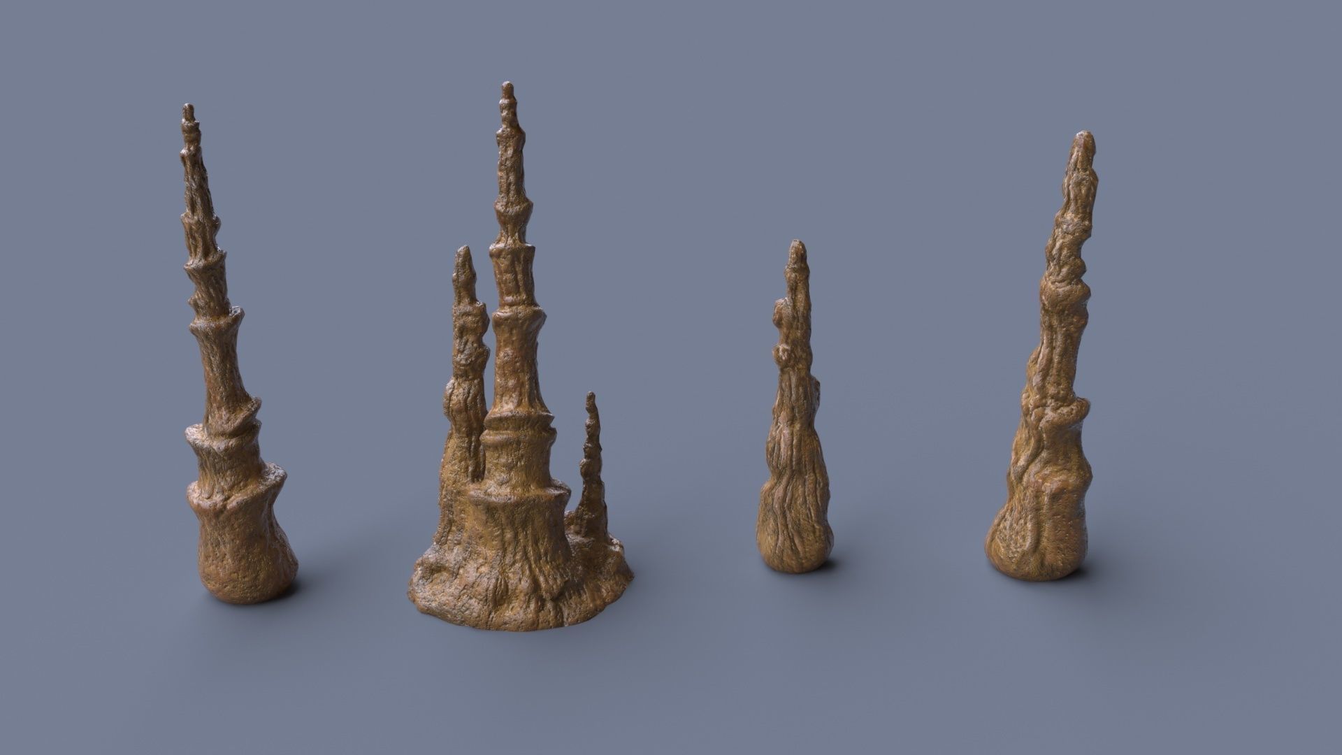 3D model Stalagmite Pack VR / AR / low-poly | CGTrader
