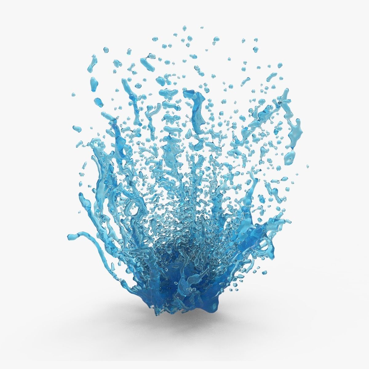 Water Blast Splash 3D model | CGTrader