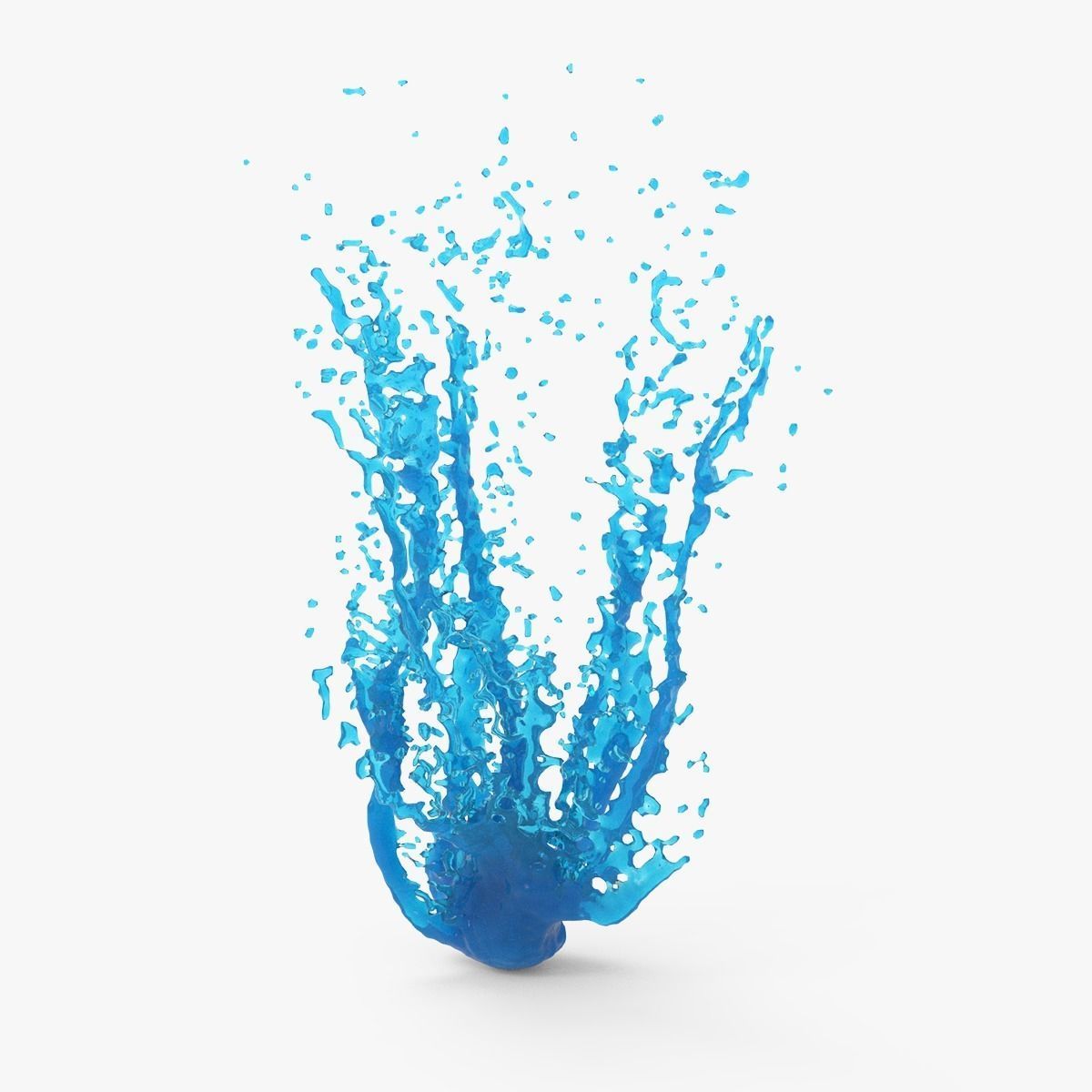 Water Blast Splash 3D model | CGTrader