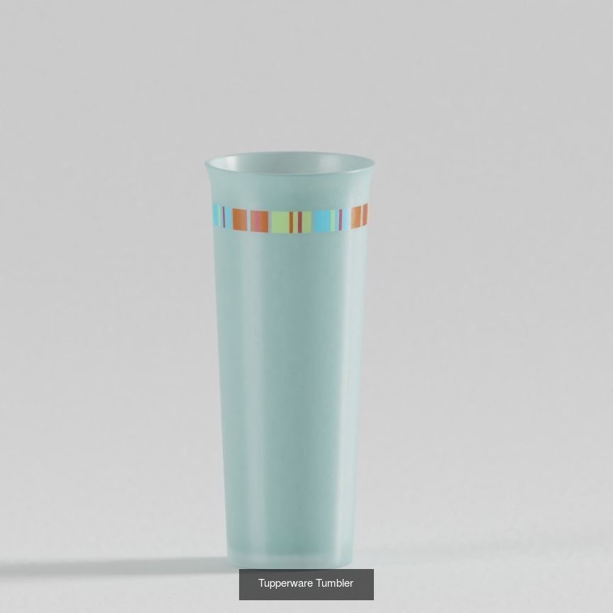 Tupperware Collection trash can | CGTrader