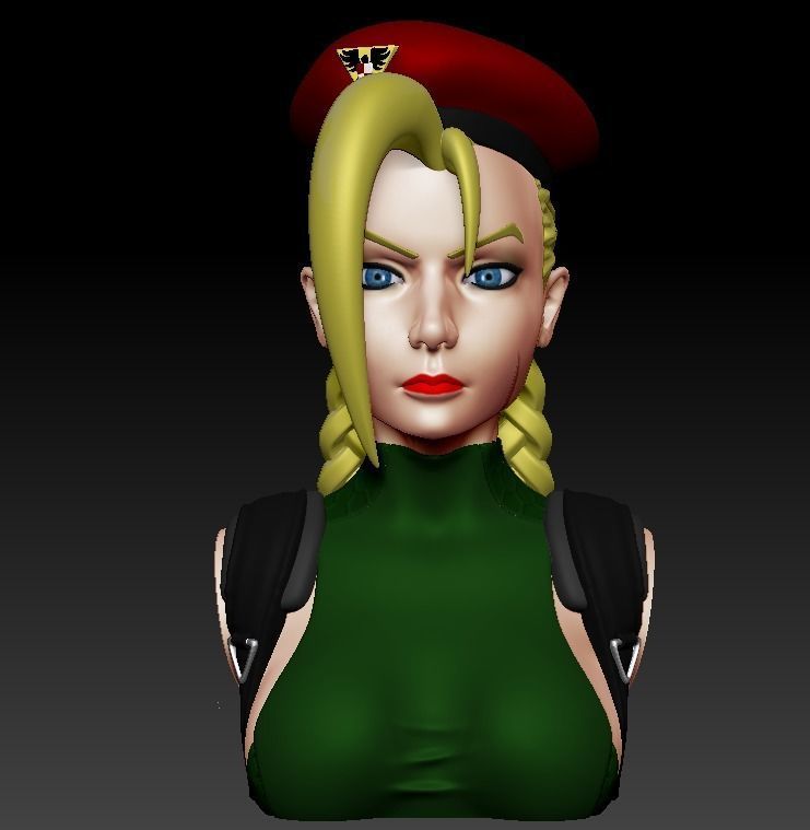 Bust - Cammy White 3D model 3D printable | CGTrader