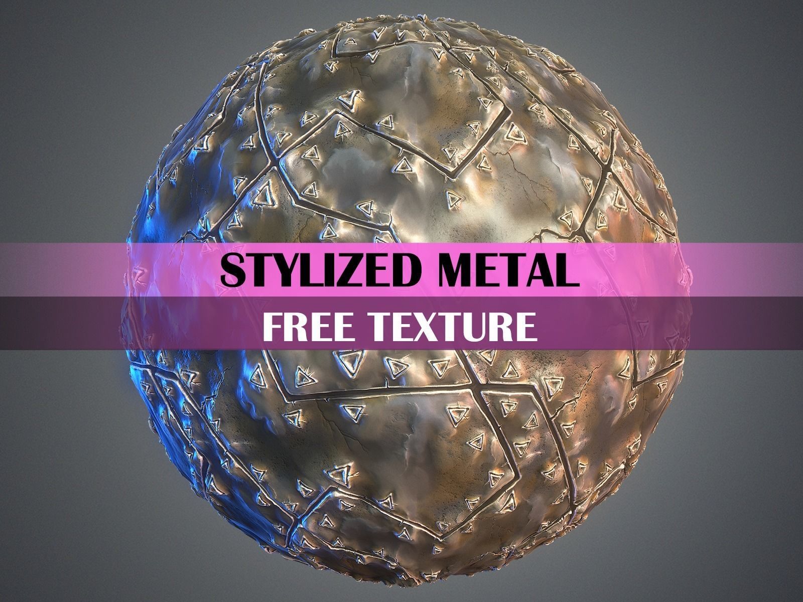 Stylized Metal Texture free VR / AR / low-poly Texture | CGTrader