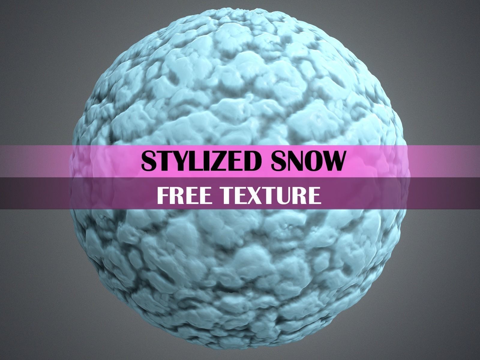 Stylized Snow Texture free VR / AR / low-poly Texture | CGTrader