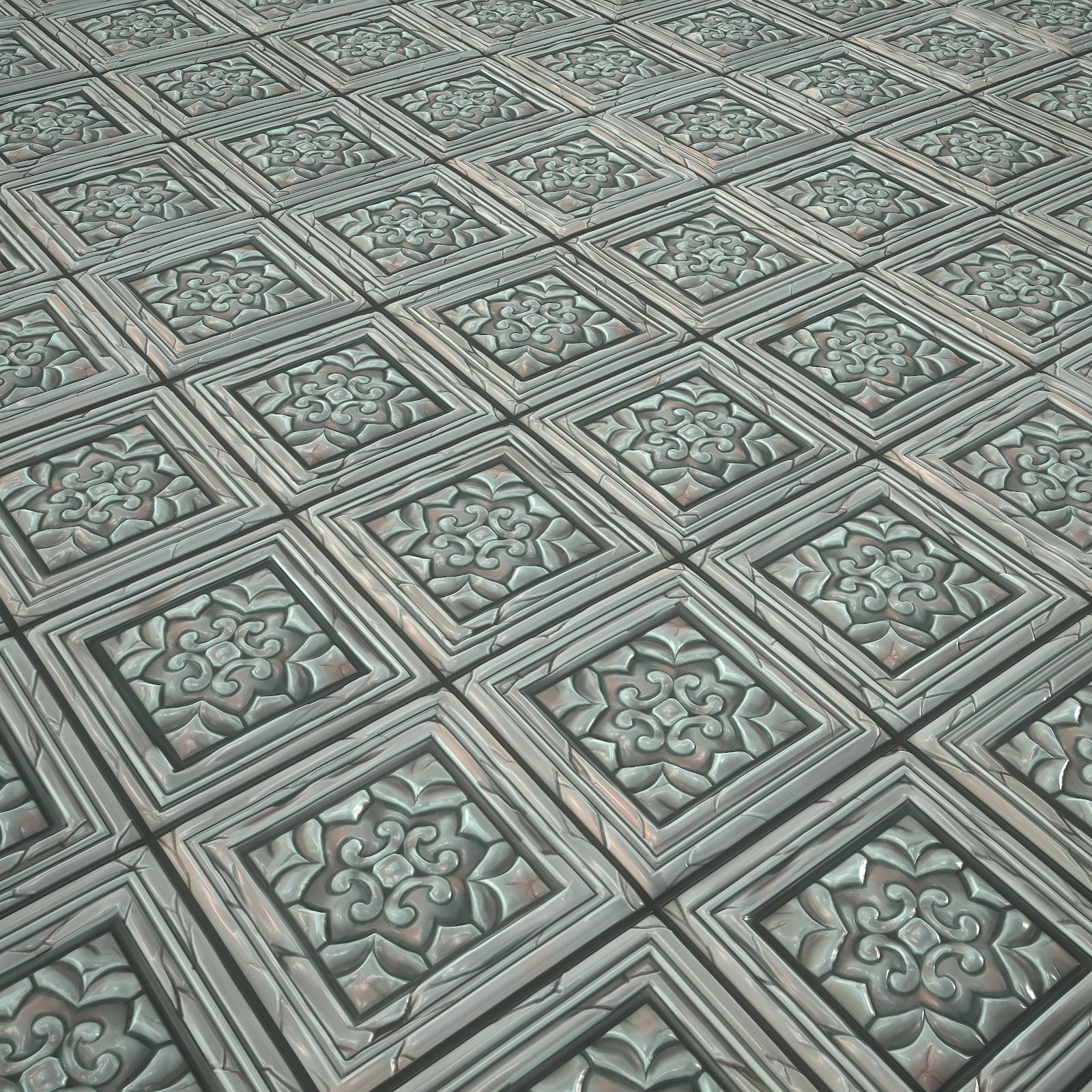 Stylized Tile Texture free VR / AR / low-poly Texture | CGTrader