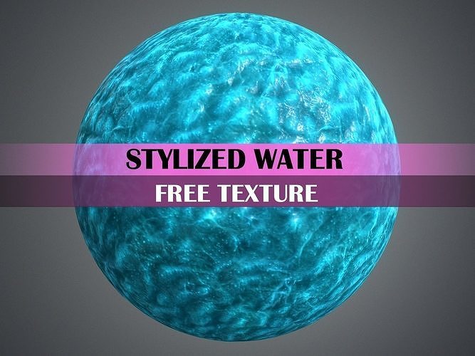 Stylized Water Texture free VR / AR / low-poly Texture | CGTrader