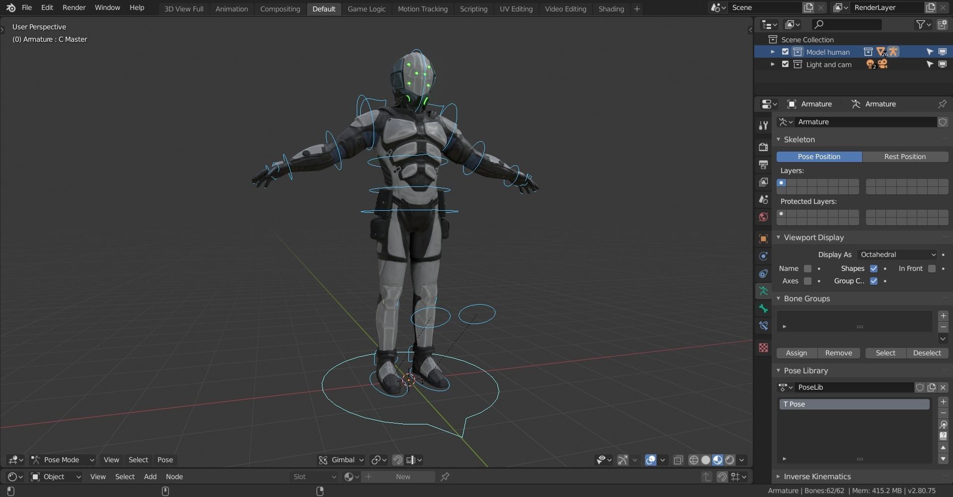 3D model Character Scifi Recon VR / AR / low-poly rigged | CGTrader