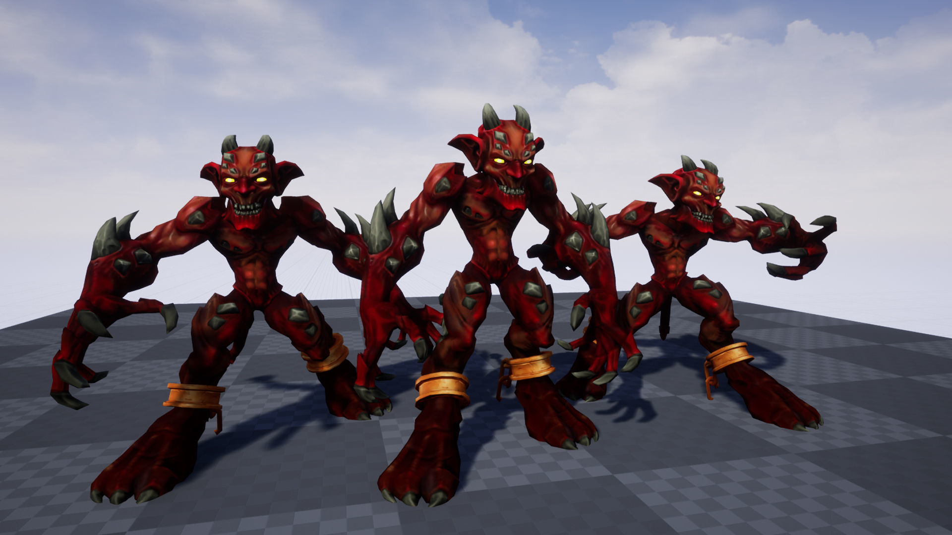 3D model Stylized Fantasy Imp VR / AR / low-poly rigged animated | CGTrader