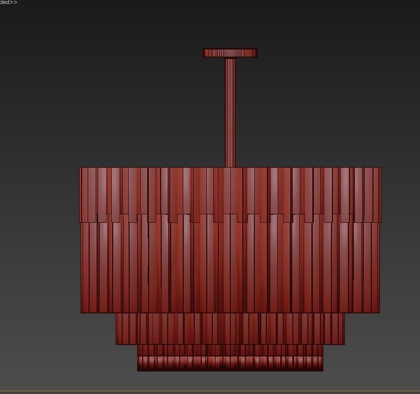 Emile chandelier collection RH 3D model | CGTrader