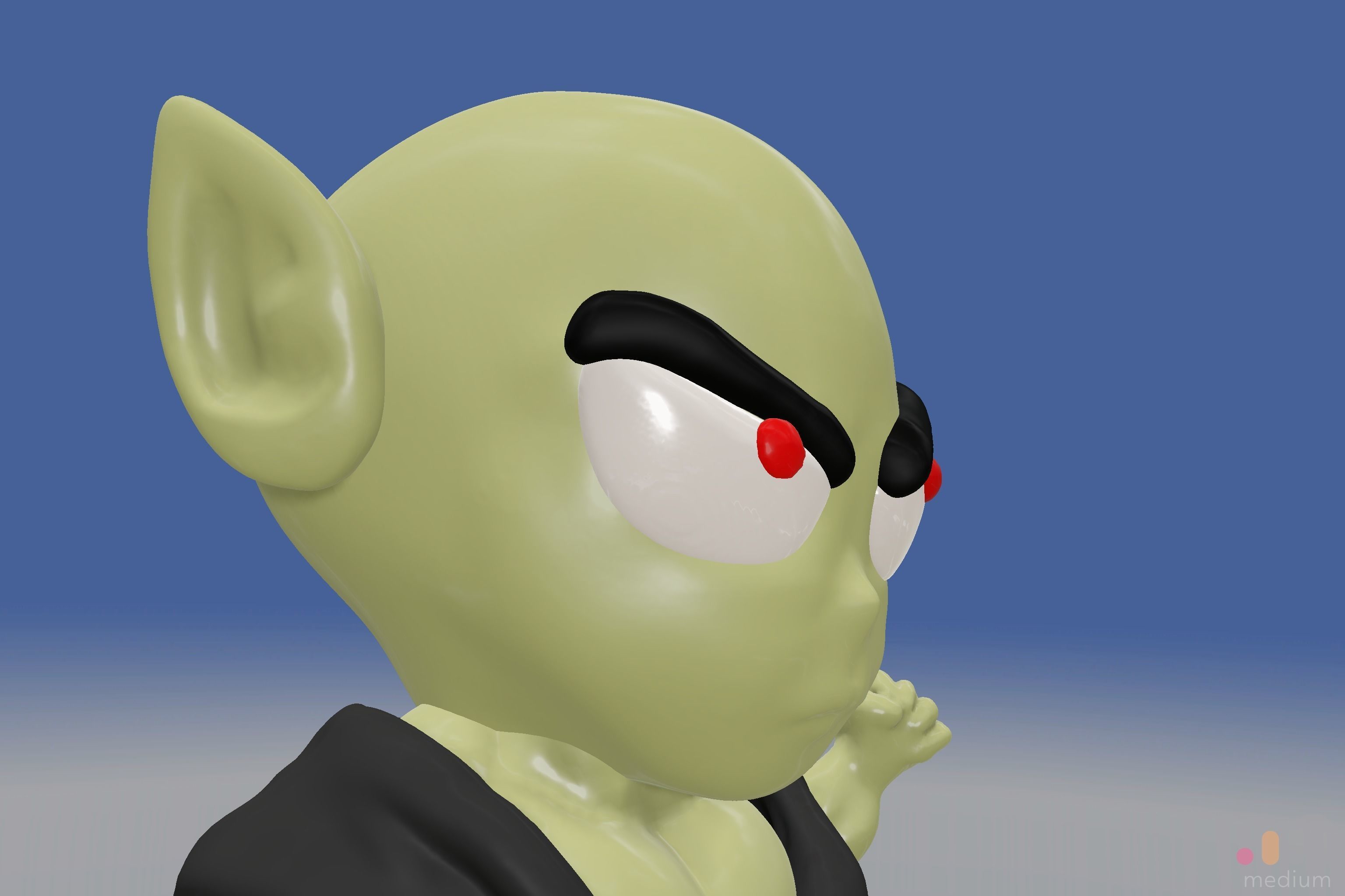 Cute Monster Ogre Chibi SD edition creature 3D model | CGTrader