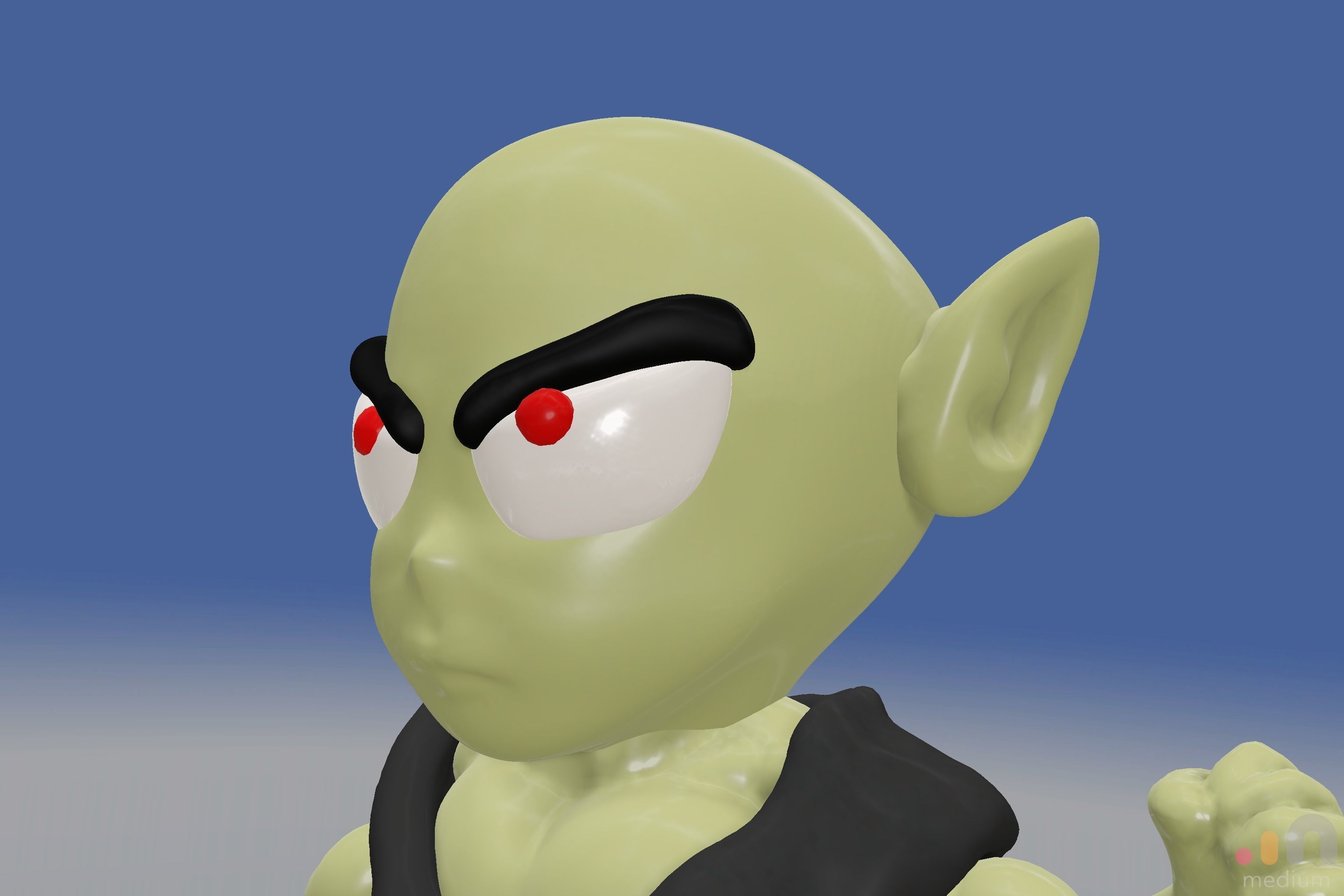 Cute Monster Ogre Chibi SD edition creature 3D model | CGTrader