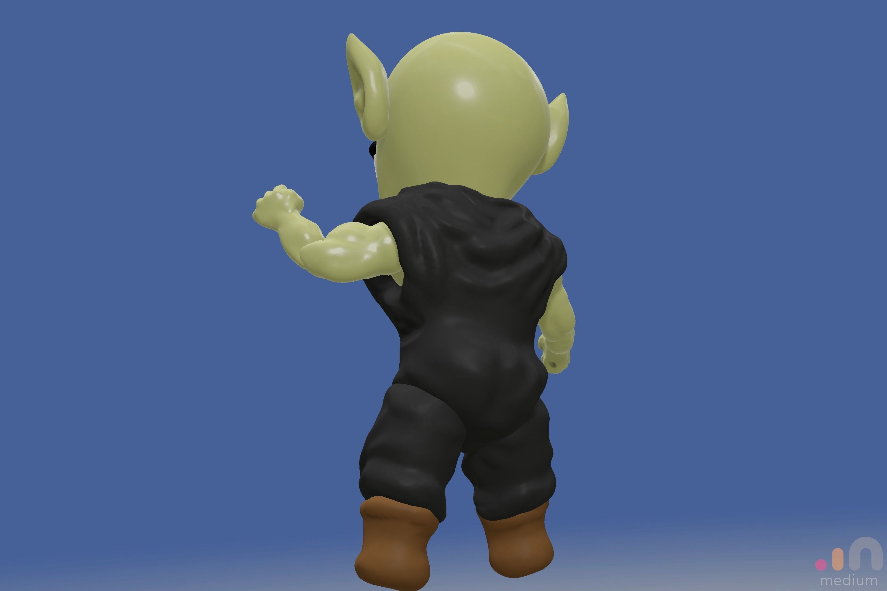 Cute Monster Ogre Chibi SD edition creature 3D model | CGTrader