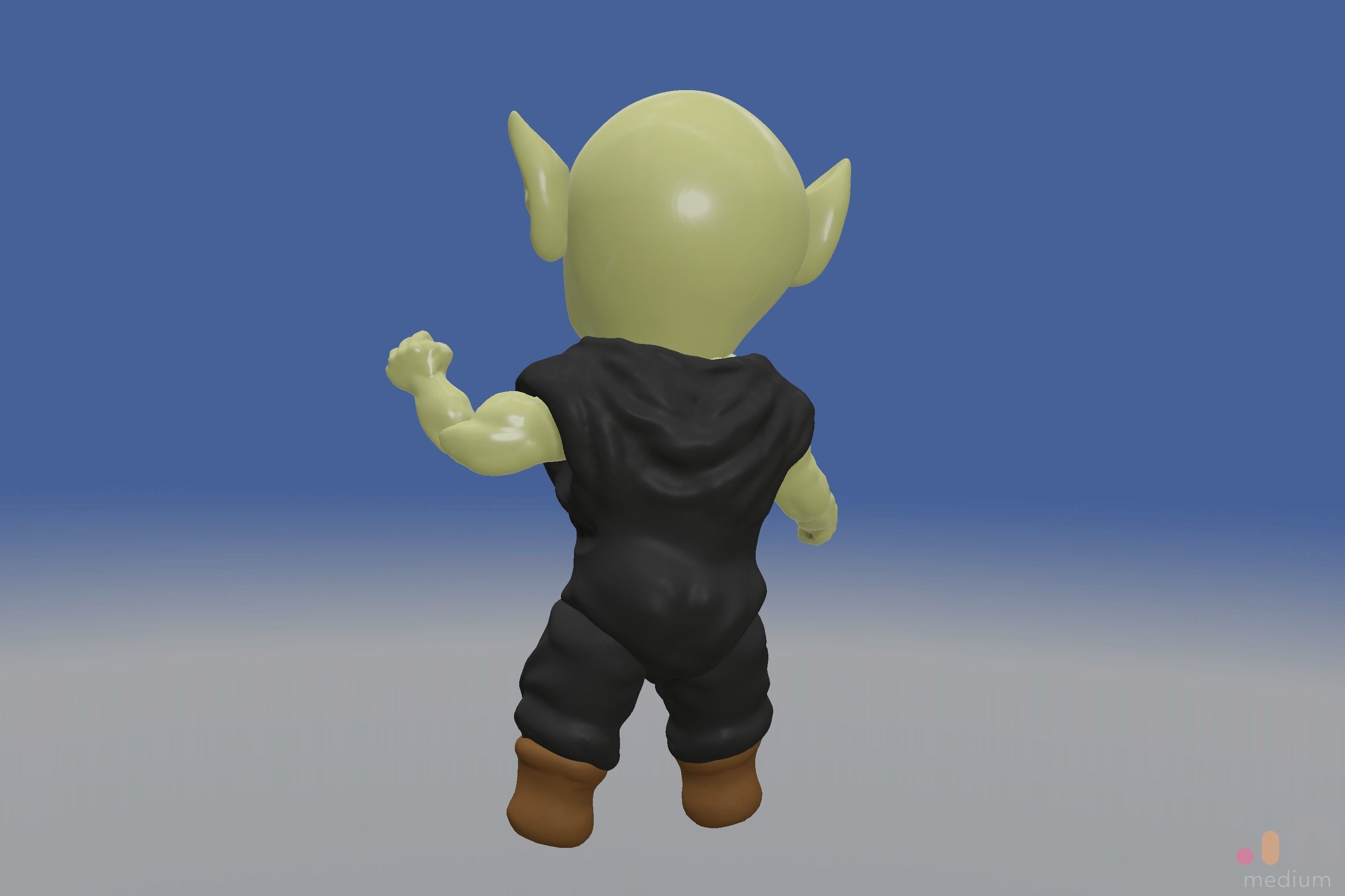 Cute Monster Ogre Chibi SD edition creature 3D model | CGTrader