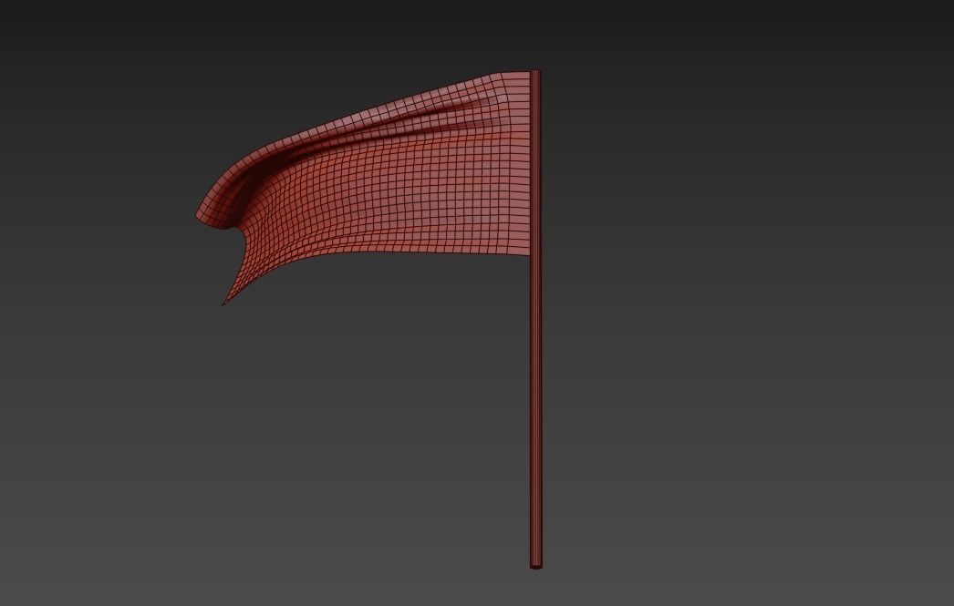 Flag Simulation 3D model animated | CGTrader
