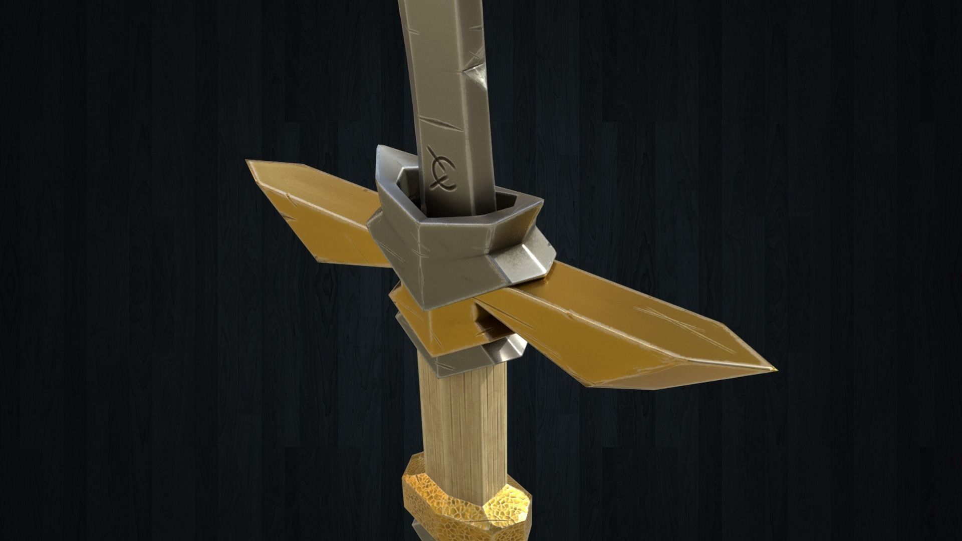 3D model Stylized Sword Low Poly VR / AR / low-poly | CGTrader