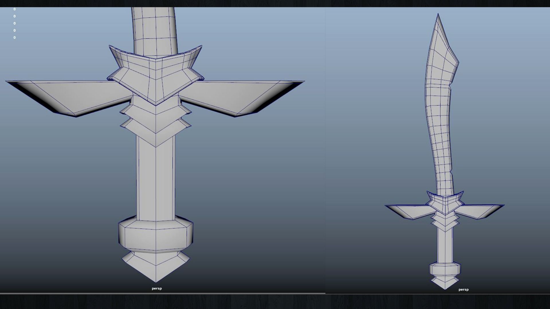 3D model Stylized Sword Low Poly VR / AR / low-poly | CGTrader