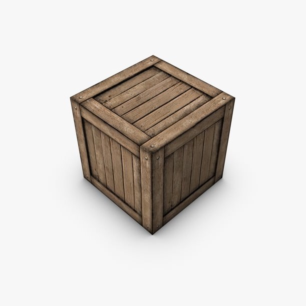 Low poly crate 3D Model MAX OBJ 3DS FBX C4D | CGTrader.com
