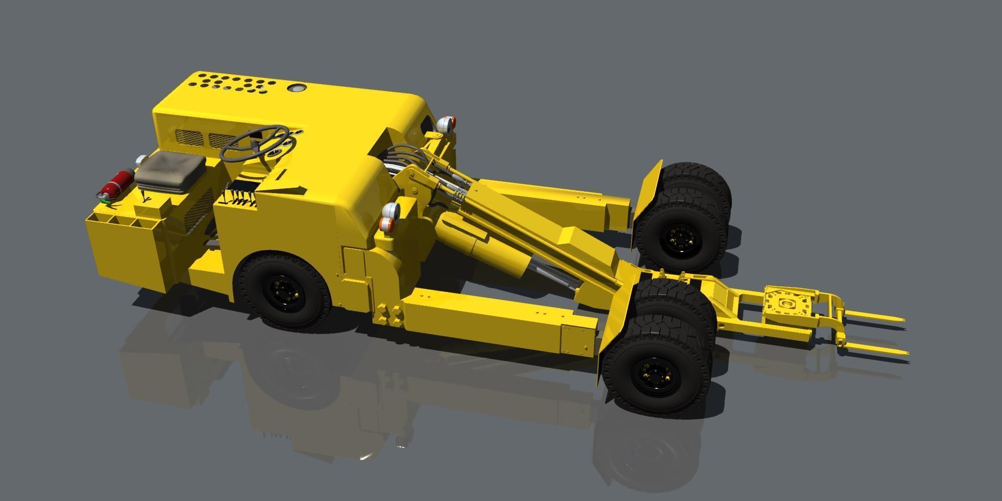 JASDF Bomb Loader 3D model | CGTrader