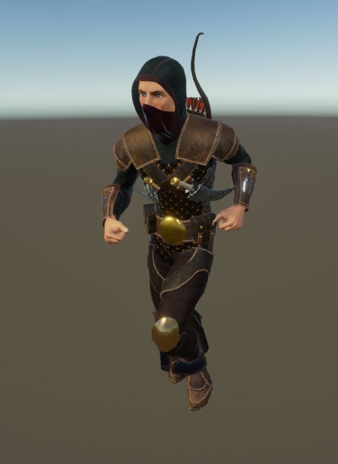 3D model Elite Rogue Archer Character VR / AR / low-poly rigged | CGTrader